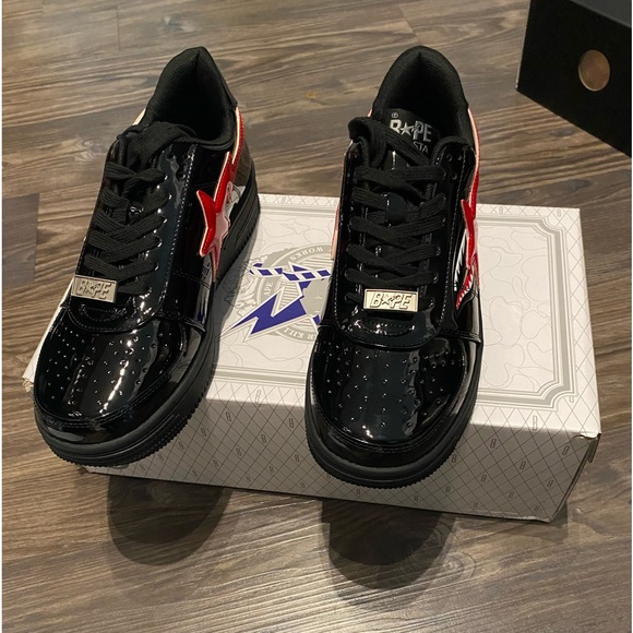 Bape | Shoes | Bapesta Low Black Shark | Poshmark